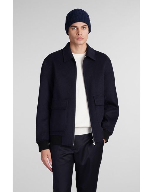 Theory Sean Df Al New Divid Casual Jacket in Blue for Men | Lyst