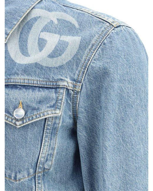 Gucci Jacket in Blue for Men | Lyst