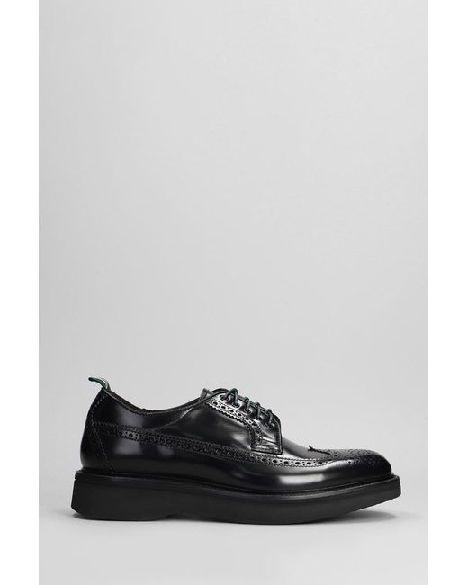 Green George George Laced Up in Black for Men | Lyst