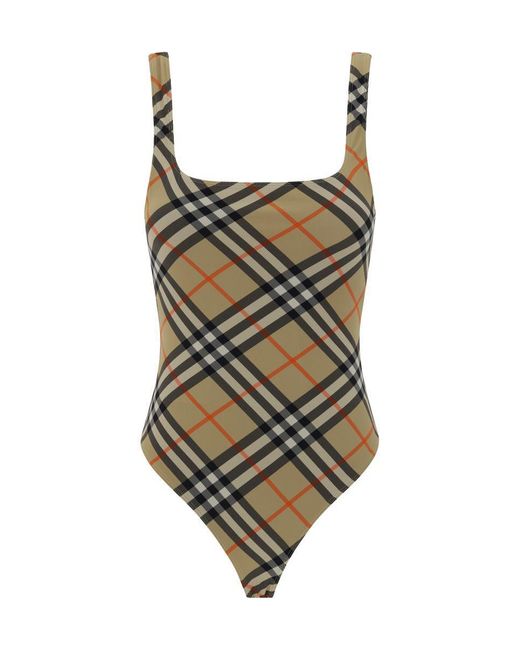 Burberry Swimwear in Brown | Lyst