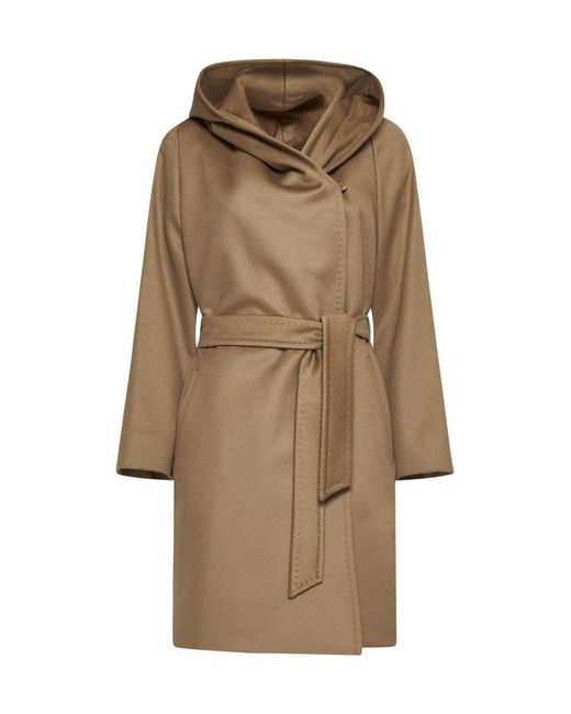 Max Mara Coats in Natural | Lyst UK