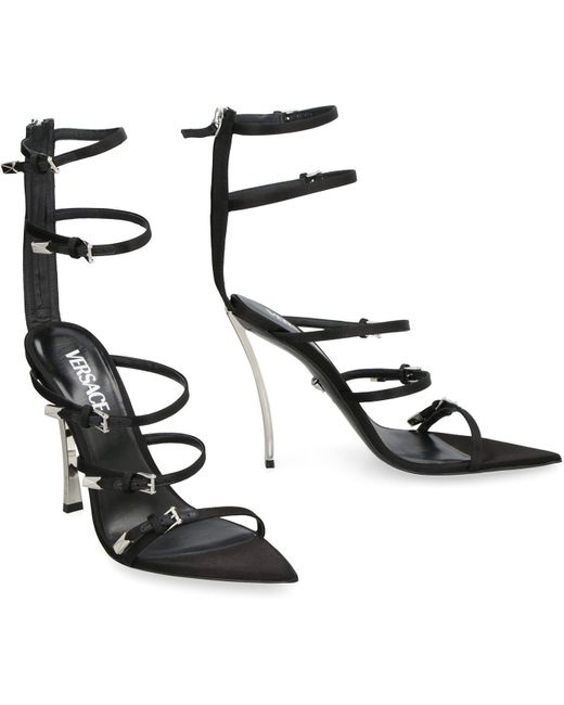 Versace Heels in Black | Lyst