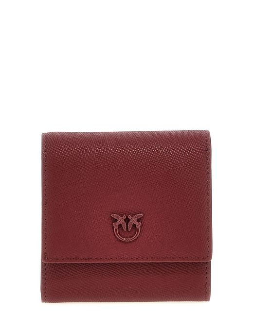 Pinko 'Flap' Wallet in Red | Lyst