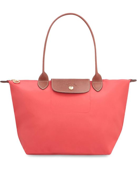 Longchamp Le Pliage Original M Shoulder Bag in Red | Lyst UK