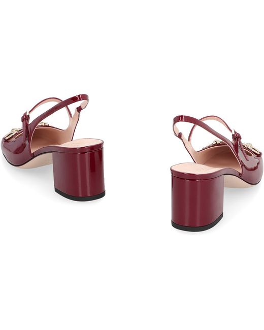 Gucci Pumps in Red | Lyst
