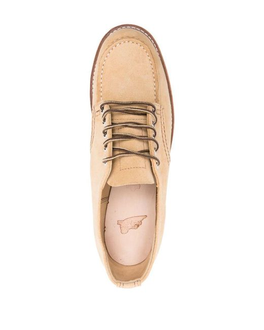 Red Wing 8079 Shop Moc Toe Oxford Laced Up in Natural for Men | Lyst
