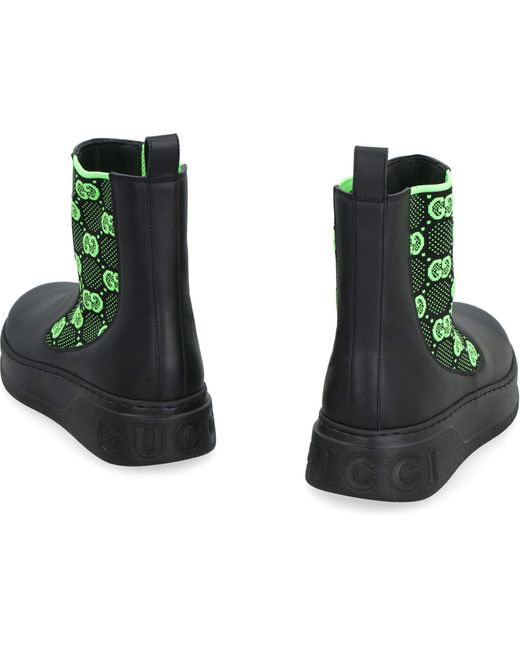 Gucci Boots in Green for Men | Lyst