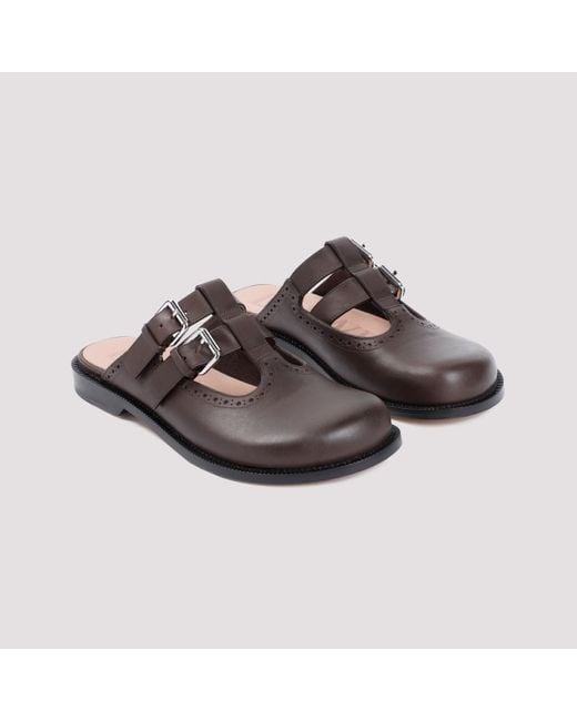 Loewe Heels in Brown | Lyst