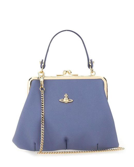 Vivienne Westwood "Granny Frame" Bag in Blue | Lyst