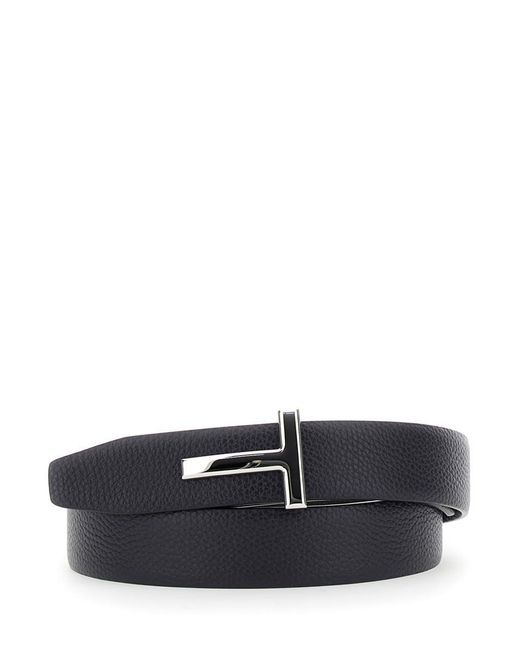 Tom Ford Belt With T-Plaque On The Front in Blue for Men | Lyst UK