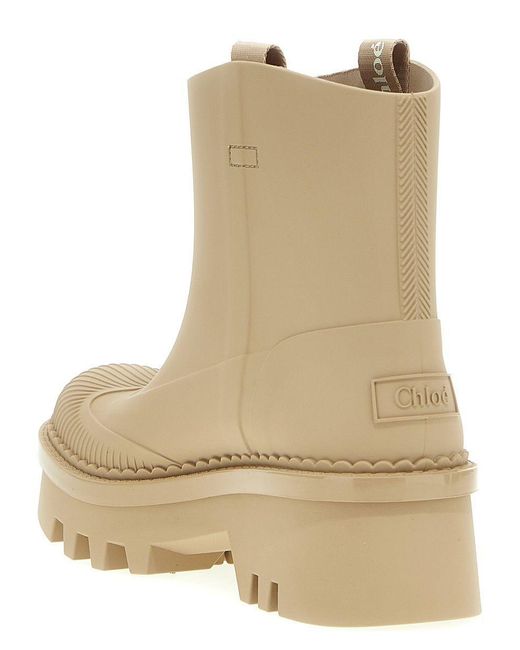 Chloé Boots in Natural | Lyst