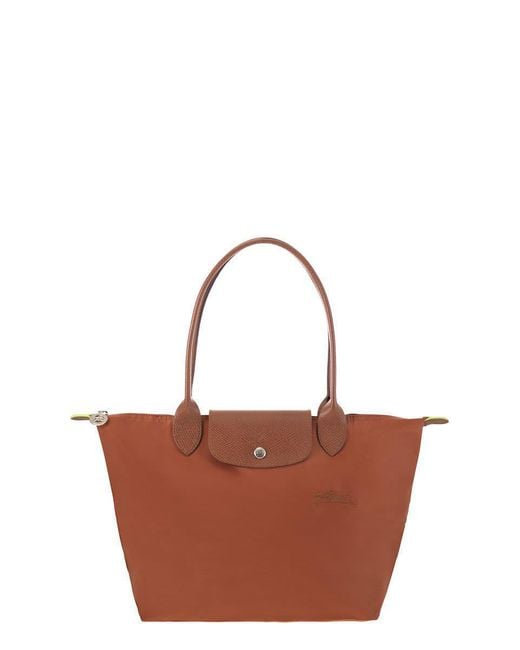 Longchamp Le Pliage in Brown | Lyst UK