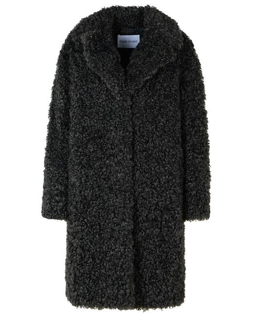 Stand Studio Coats & Jackets in Black | Lyst