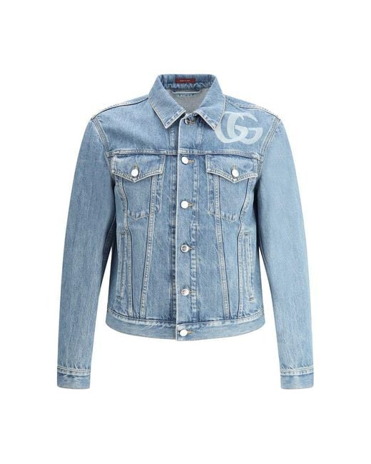 Gucci Jacket in Blue for Men | Lyst