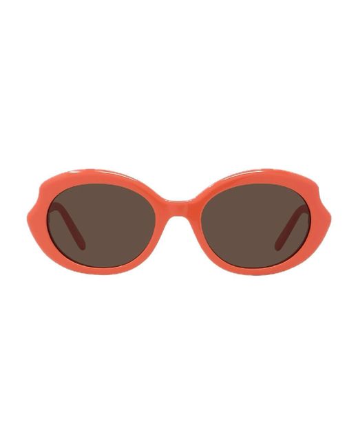 Loewe Slim Sunglasses in Red | Lyst UK