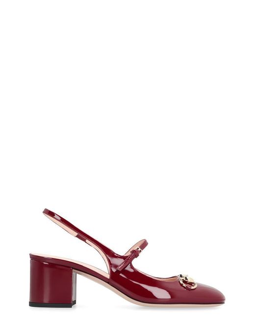 Gucci Pumps in Red | Lyst