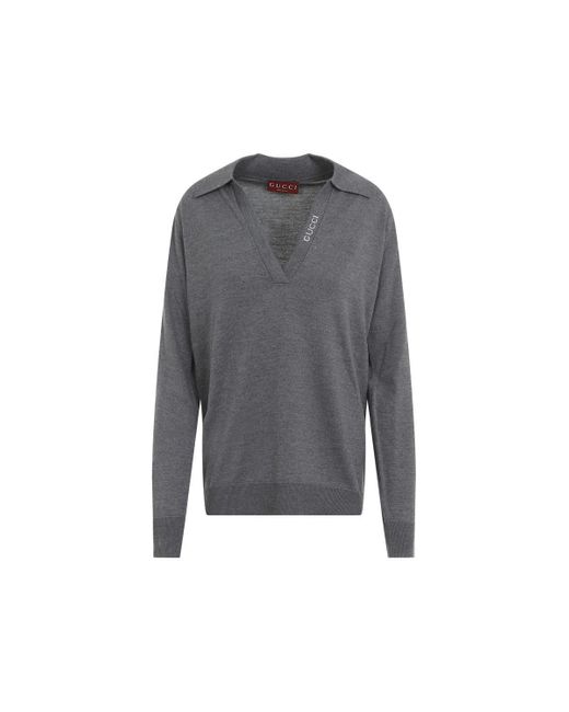Gucci Sweater in Gray | Lyst