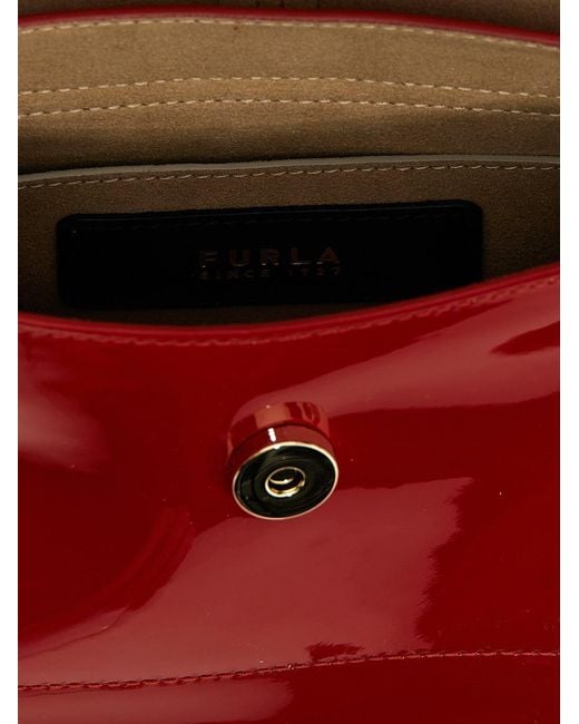 Furla 'Flow' Mini Handbag in Red | Lyst UK