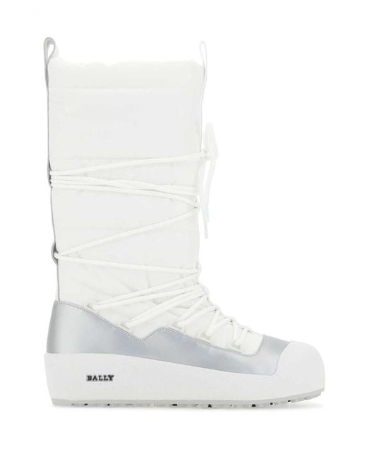 Bally Boots in White | Lyst