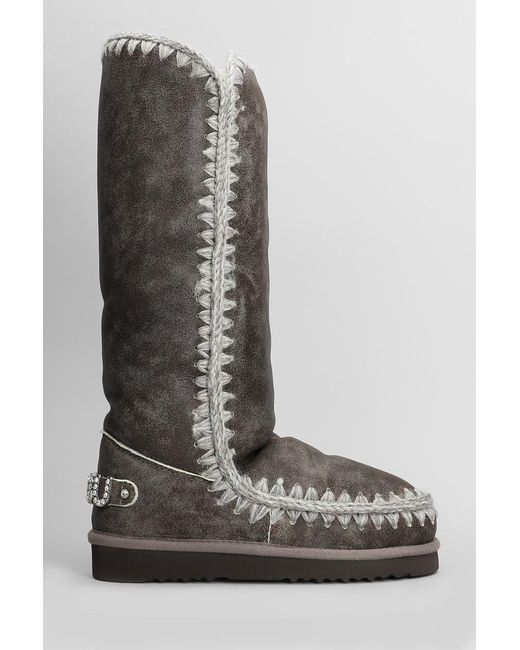 Mou Boots in Gray | Lyst