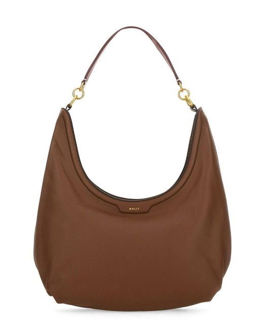 Bally Hobo Code Bag in Brown | Lyst