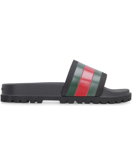 Gucci Sandals in Black for Men | Lyst