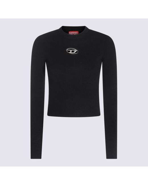 DIESEL Knitwear in Black | Lyst