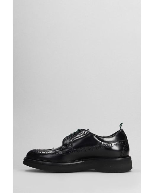 Green George George Laced Up in Black for Men | Lyst
