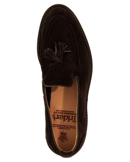 Tricker's Loafers in Black for Men | Lyst