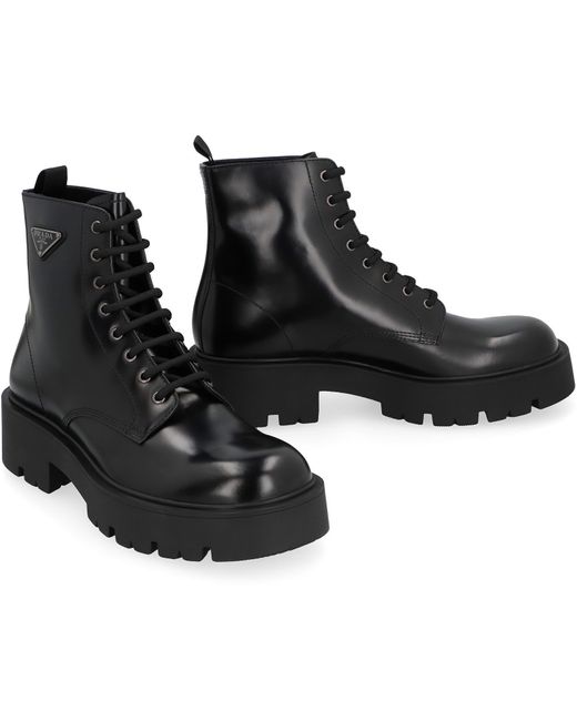 Prada Boots in Black for Men | Lyst