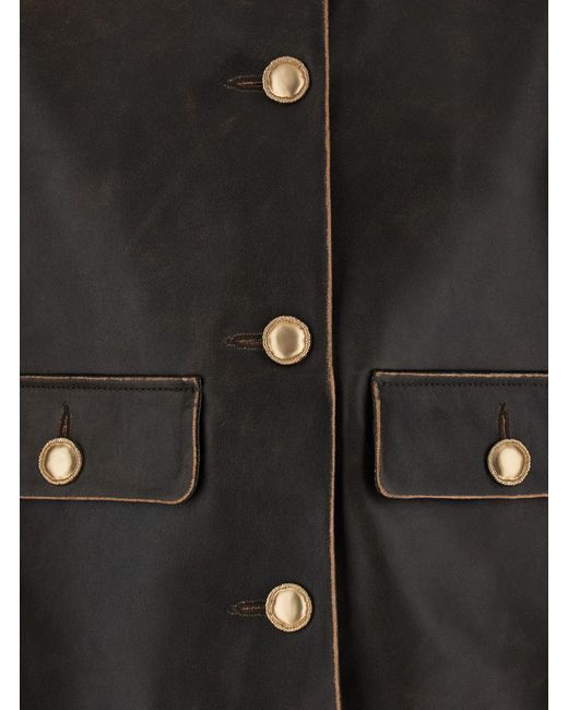 Arma 'Gaya' Dark Jacket With Faded Details in Black | Lyst