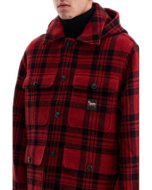 Woolrich Coats & Jackets in Red for Men | Lyst