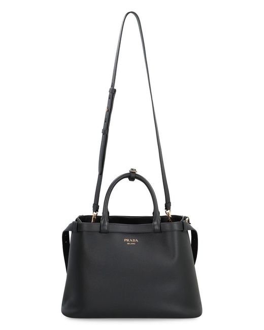 Prada Handbags in Black | Lyst