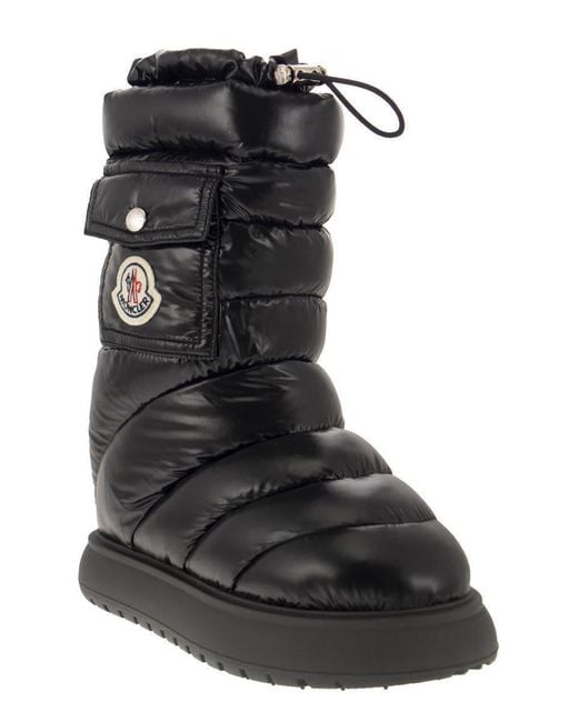 Moncler Boots in Black | Lyst