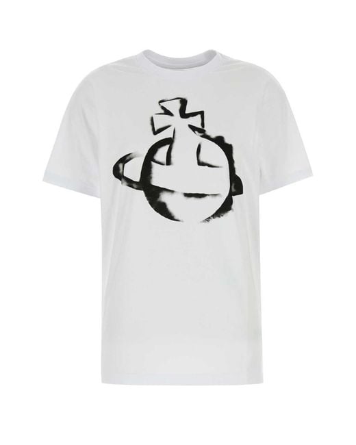 Vivienne Westwood Cotton Oversize T-Shirt in Gray | Lyst