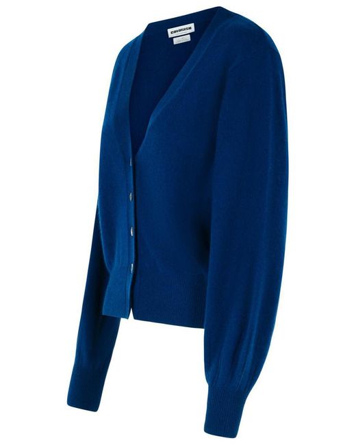 Colorush 'Jessie' Cashmere Cardigan in Blue | Lyst