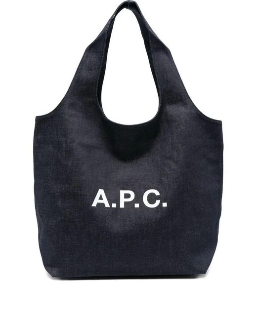 A.P.C. Tote Ninon in Black | Lyst UK