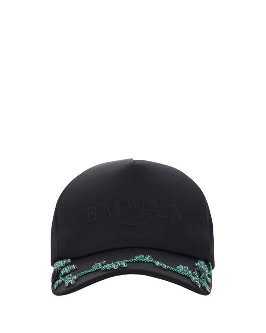 Balmain Hats in Black | Lyst
