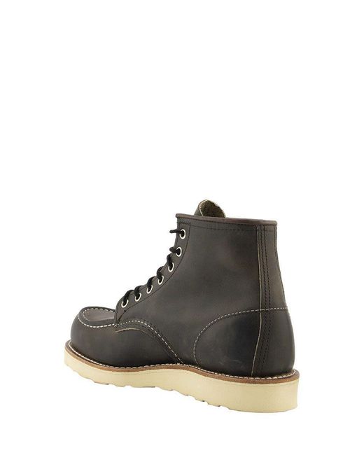 Red Wing Wing Classic Moc in Black for Men | Lyst