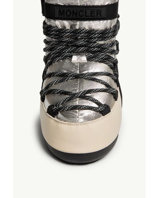 Moncler Moon Boot X Icon Low Padded Snow Boot in Black | Lyst
