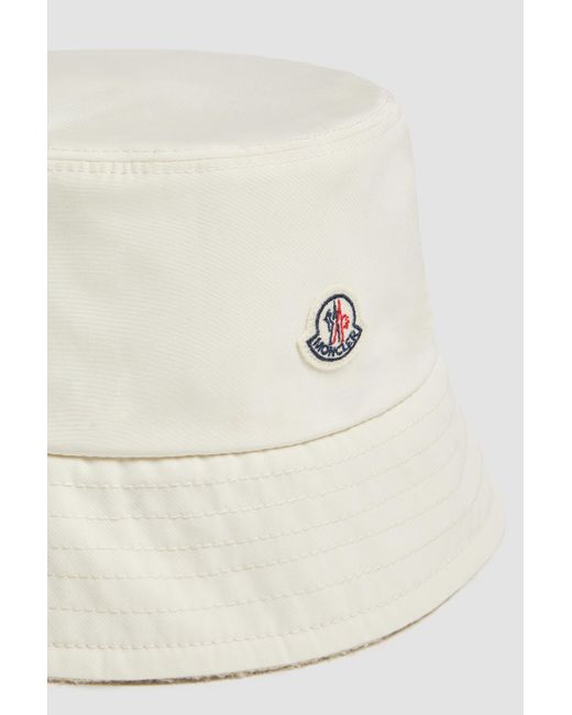 Moncler Reversible Bucket Hat in White | Lyst UK