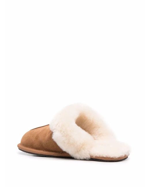 UGG Scuffette Ii Slippers With Wool Lining in Brown | Lyst UK