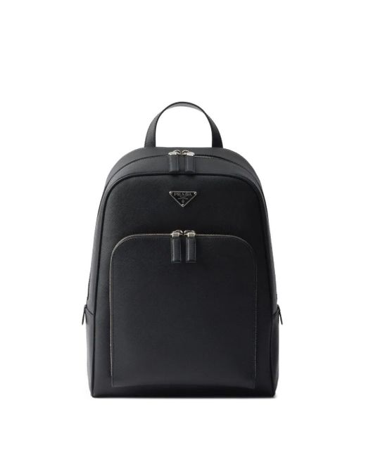 Prada Textured Backpack in Black for Men | Lyst
