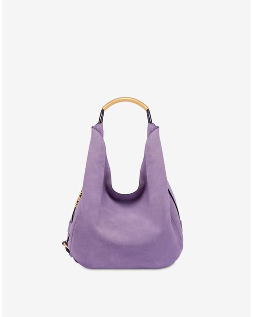 Moschino Medium Shoulder Bag Handle Me in Purple | Lyst UK