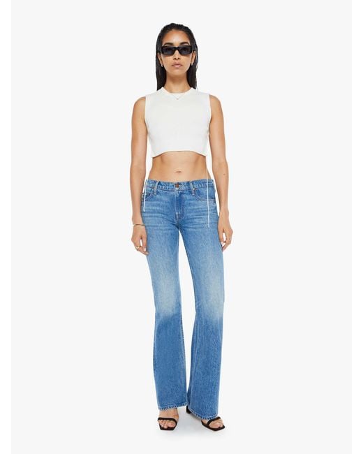 Mother Snacks! The Takeout Dine N' Dash Jeans in Blue | Lyst