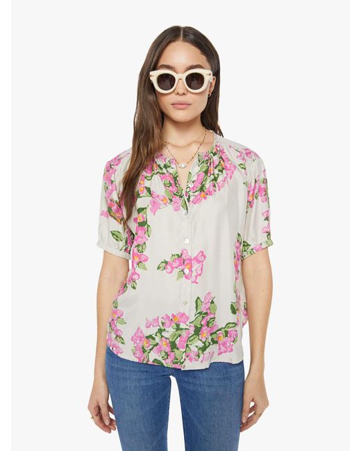 Natalie Martin Top Bougainvillea Of Pearl in White | Lyst