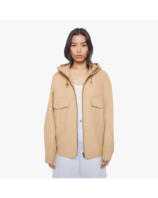 Mother The Light Drizzle Take A Raincheck Jacket in Natural | Lyst UK