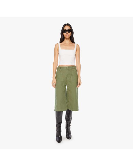 Mother The Half Chisel Dried Herb Jeans in Green | Lyst UK