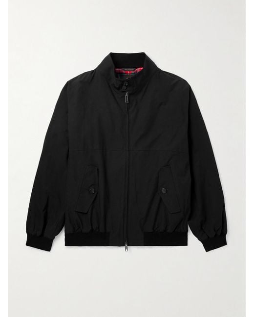 Baracuta Neighborhood G9 Logo-Embroidered Shell Harrington Jacket in ...