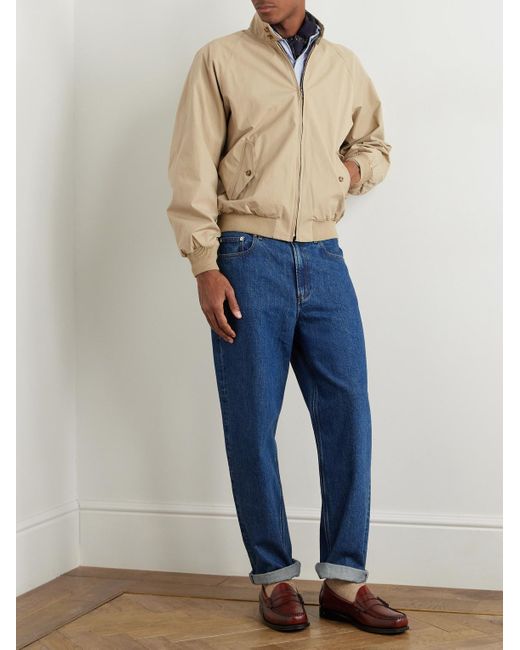 Baracuta G9 Cotton Harrington Jacket in Natural for Men | Lyst UK